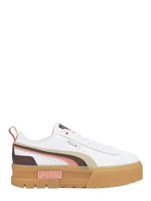 PUMA Mayze Triplex Chocolate Sneakers - White/chocolate Brown