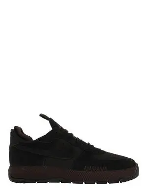 Nike Air Force 1 Wild Low Sneakers - Black/velvet Brown