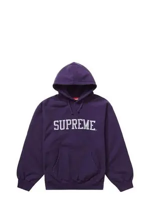 Supreme Varsity Hooded Sweatshirt - Dark Purple