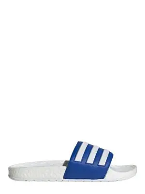 Adidas Adilette Boost Slides - White/royal Blue