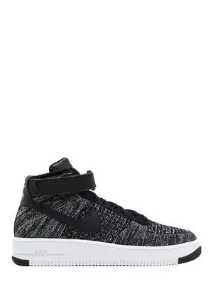 Nike Air Force 1 Ultra Flyknit Mid Sneakers - Black/white
