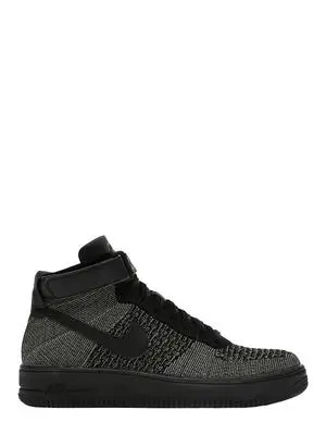 Nike Air Force 1 Ultra Flyknit Mid Sneakers Palm Green/black/white