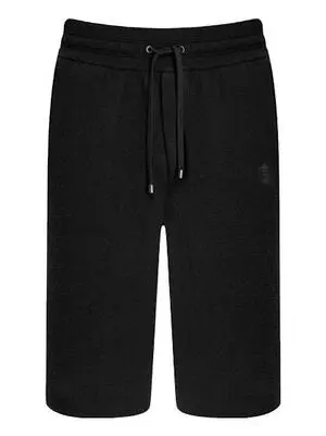 Burberry Monogram Motif Cashmere Shorts - Black