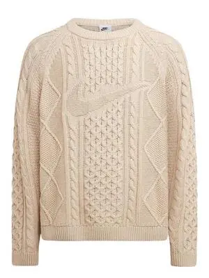 Nike Life Cable Knit Sweater - Rattan