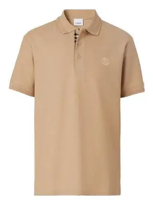 Burberry Monogram Motif Cotton Pique Polo Shirt - Soft Fawn/archive Beige