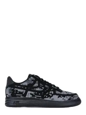 Nike Lunar Force 1 Low Digi Camo Sneakers - Black/reflect Silver/dark Grey