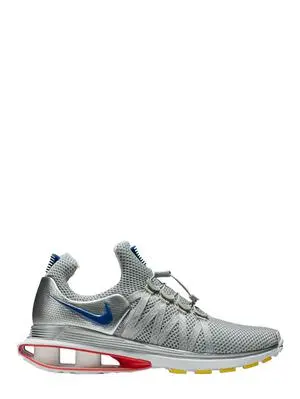 Nike Shox Gravity Sneakers - Metallic Silver/white/siren Red