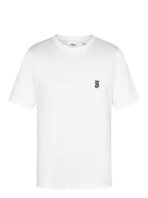 Burberry Monogram Motif Logo T-shirt - White