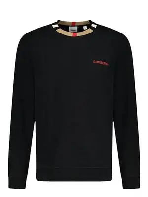 Burberry Long Sleeve Icon T-shirt - Black