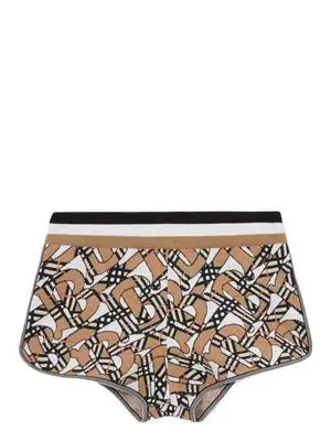 BURBERRY Monogram Wool Blend Shorts