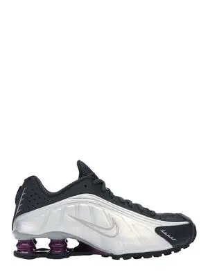 Nike Shox R4 Athletic Sneakers Anthracite/true Berry/metallic Silver