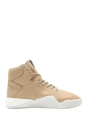 Adidas Tubular Instinct Boost Leather Sneakers - Brown/chalk White