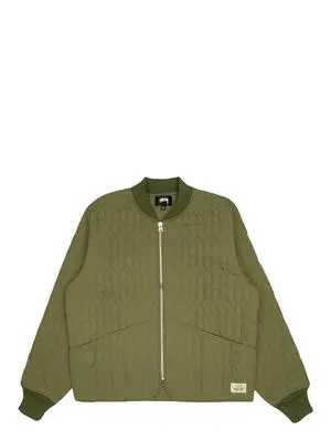 StÜssy Quilted Liner Jacket - Olive
