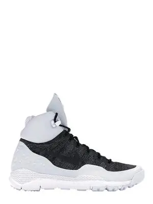 Nike Lupinek Flyknit High-top Sneakers - Black/white