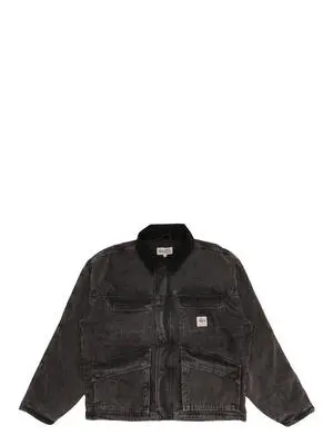 StÜssy Washed Canvas Shop Jacket - Black