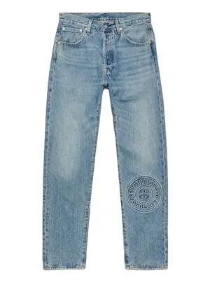 StÜssy X Levi's Embossed 501 Jeans - Stussy Rugged/blue