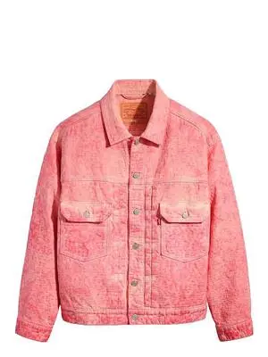 StÜssy Dyed Jacquard Jacket - Pink