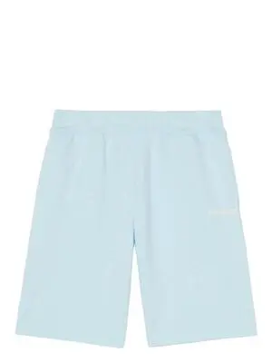 Burberry Organic Cotton Logo Shorts - Pale Blue