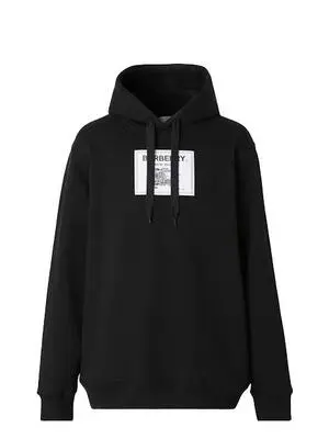 Burberry Cotton Hoodie - Black