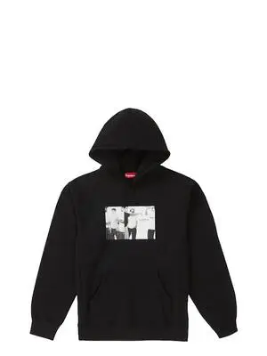 Supreme Classic Ad Hooded Sweatshirt - Black