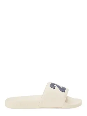 Gucci Pursuit Rubber Slide - Ivory Blue