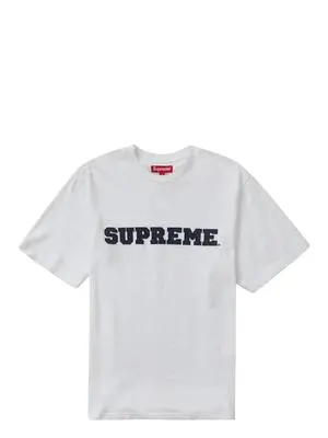 Supreme Collegiate Short Sleeve Top White