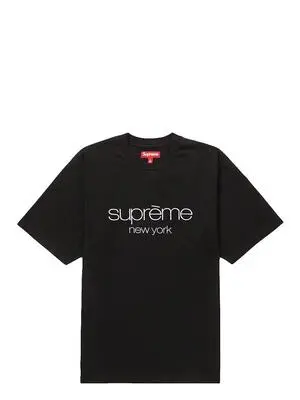 Supreme Classic Logo Short Sleeve Top Black