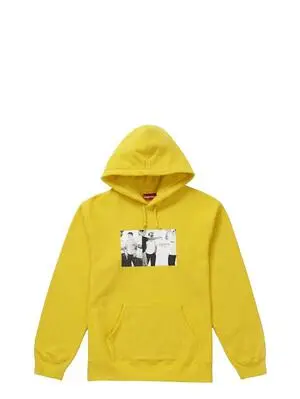 Supreme Classic Ad Hooded Sweatshirt Yellow