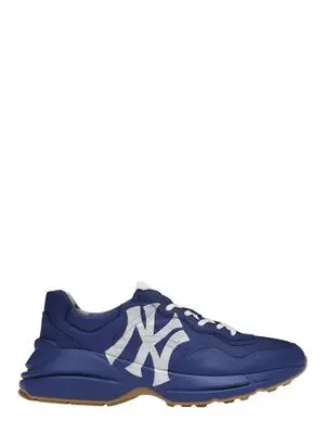 Gucci Rhyton Ny Yankees Sneakers - Blue/white
