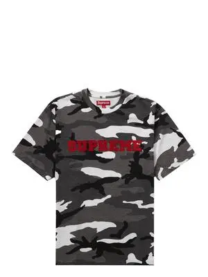 Supreme Collegiate Short Sleeve Top - Snow Camo