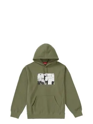 Supreme Classic Ad Hooded Sweatshirt Light Olive