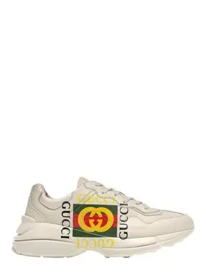 Gucci Rhyton Logo Sneakers - Ivory