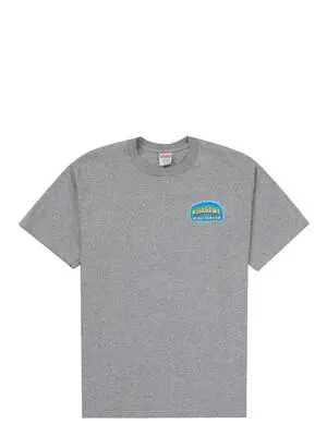 Supreme Chrome Tee Shirt Heather Grey