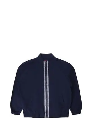 Supreme Classic Logo Taping Track Jacket - Navy Blue