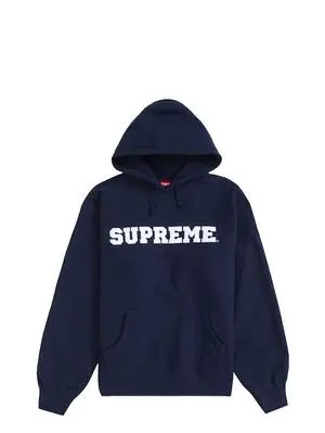 Supreme Collegiate Hooded Sweatshirt - Navy Blue