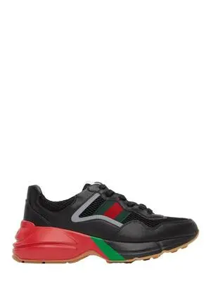 Gucci Rhyton Sneaker - Black/red/green