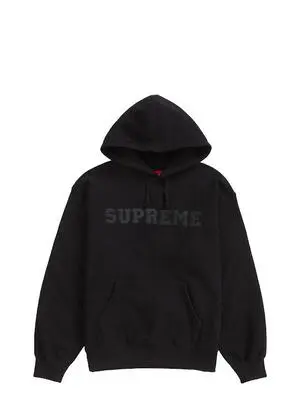 Supreme Collegiate Hooded Sweatshirt - Black