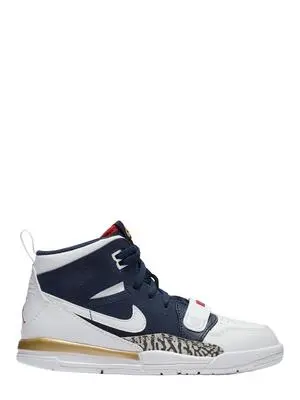 JORDAN Legacy 312 High-top Sneakers - White/midnight Navy Blue