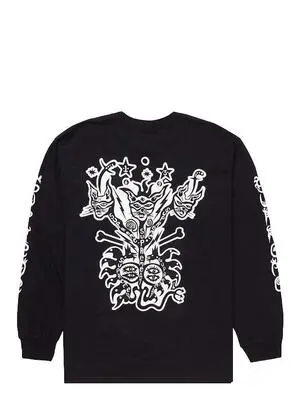 Supreme Clayton Patterson Long Sleeve Tee Shirt Black