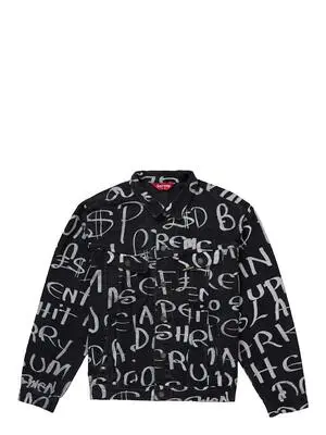 Supreme Ark Denim Trucker Jacket - Black