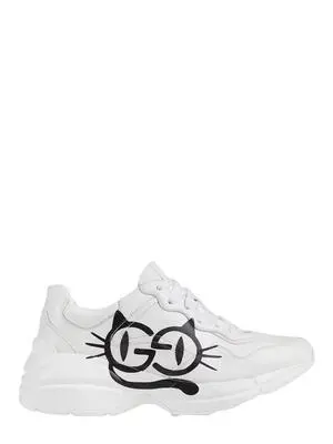 Gucci Rython Cat Eyes Sneakers - White/black