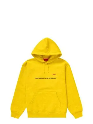 Supreme Small Box Hooded Sweatshirt - Yellow