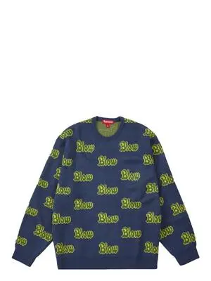 Supreme Blow Sweater - Navy Blue