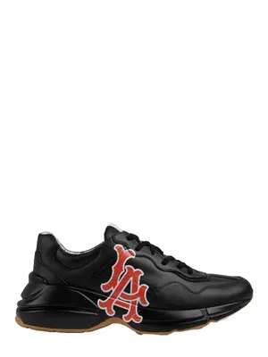 Gucci Rhyton La Angels Sneakers - Black