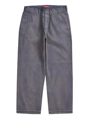 Supreme Chino Pant - Washed Navy Blue