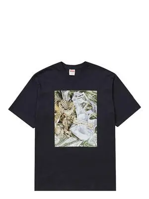 Supreme Bling Tee Shirt - Navy Blue