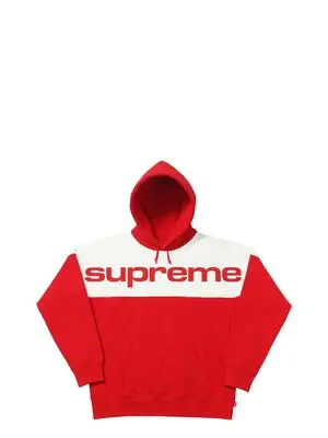 Supreme Blocked Hoodie - Red