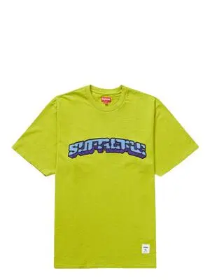 Supreme Block Arc Short Sleeve Top - Lime