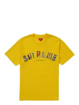 Supreme City Arc Tee Shirt - Yellow