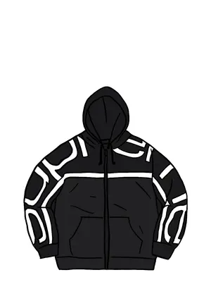SUPREME Paneled Zip Up